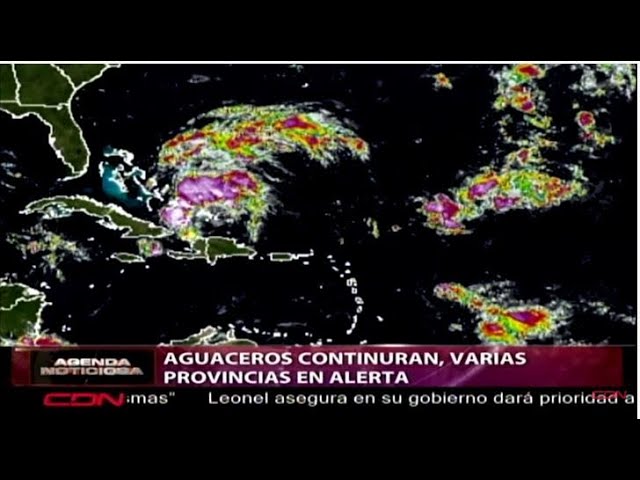 Mantienen 11 provincias de RD en alerta meteorológica