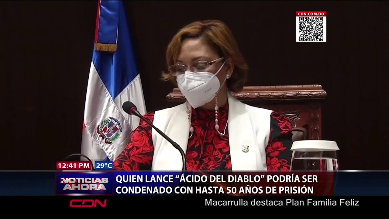 Quien lance “ácido del diablo” podría ser condenado hasta con 50 años ...